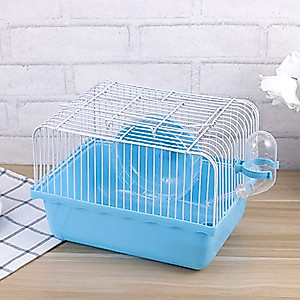 Outdoor Toys Small Animals Bed Supplies 1PC Hamster Cage Portable Practical Multifunctional Pets House Villa Cage for Chinchilla Hamster Blue Outdoor Playset