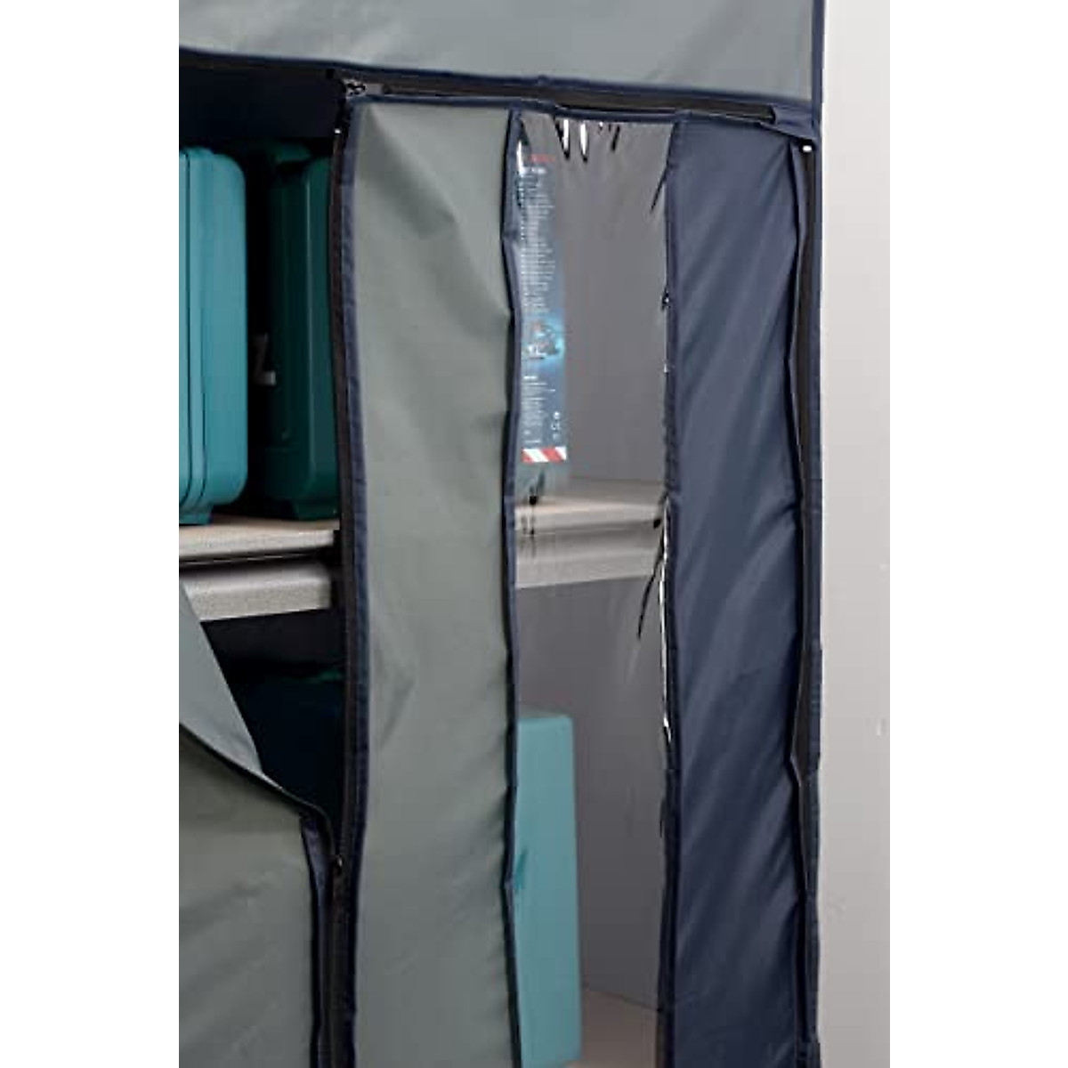 StorageMax Deluxe Rack Cover – Choose Between Rack Covers That fit 36”W x 18”D x 72”H or 48”W x 24”D x 72”H - Heavy Duty Dustproof Storage Rack Cover for Wire Shelving, Boltless Shelving