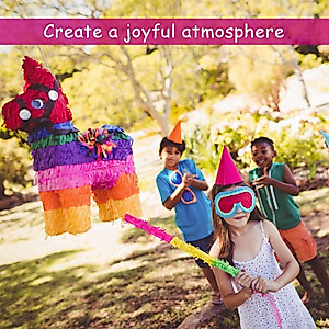 ZCFIFDGB 32-inch pinata sticks,pinata sticks that won't break,the quality is veryvery hard.kids can enjoy playing at the pinata party without worrying about it getting damaged.Pinata sticks kids love