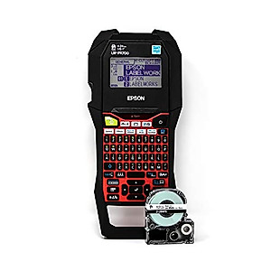 Epson LABELWORKS LW-PX700 Industrial Label Maker Kit - Compatible with Large Variety of Tape Types, Portable Handheld Label Printer