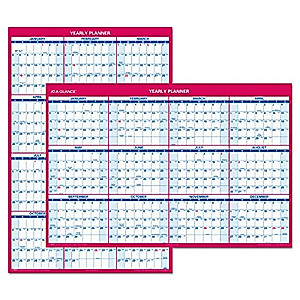 AT-A-GLANCE Vertical/Horizontal Wall Planner, 48 x 32 Inches, White and Cream, 2011 (PM326-28)