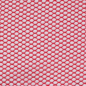Annie Mesh Fabric Lightweight 18"x 54" Atom Red, 18" by 54"