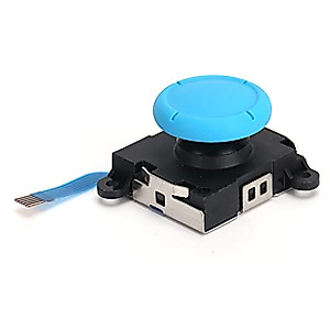 Joystick Button Module, Easy to Install Portable Lightweight Thumb Stick Comfortable for Switch Lite Controller(Blue)