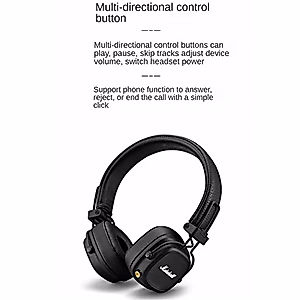 Lmminer Active Noise Cancelling Over-Ear Headphones Wireless Hi-Fi Stereo Bluetooth 5.0 Foldable Music Headset with Mic, Apt-X Low Latency, Apt-X HD, 30H Playtime,Brown