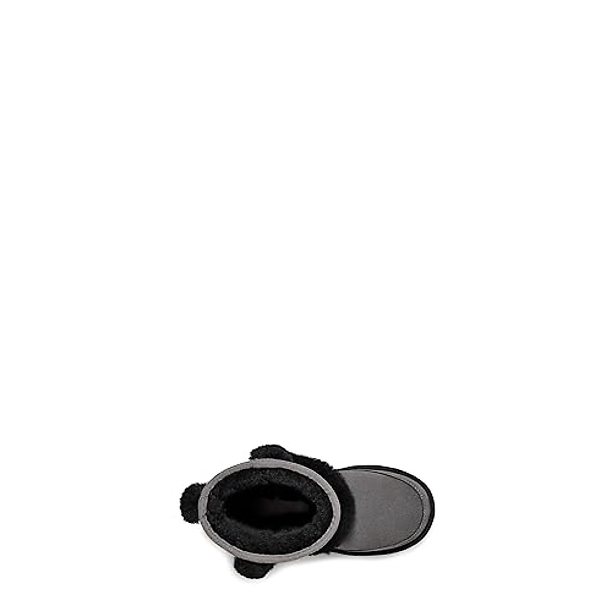 UGG Unisex-Child Sunburst Tall Boot, Grey/Black, 5 Big Kid