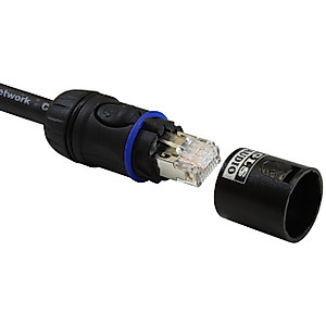 GLS Audio 50-Feet Ethercon Compatible RJ45 Cat6 Cable OFC Pro Tour Heavy Duty G-Shell G45