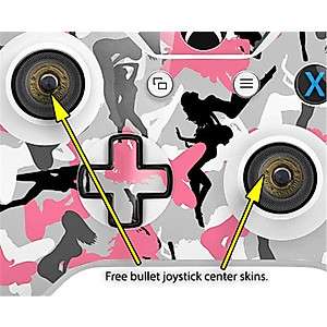 WraptorSkinz Decal Vinyl Skin Wrap compatible with XBOX One S/X Controller - Sexy Girl Silhouette Camo Pink (CONTROLLER NOT INCLUDED)