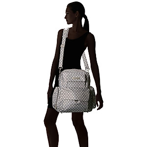 JuJuBe Be Nurtured Large Breast Pump Backpack, Classic Collection - Dot Dot Dot