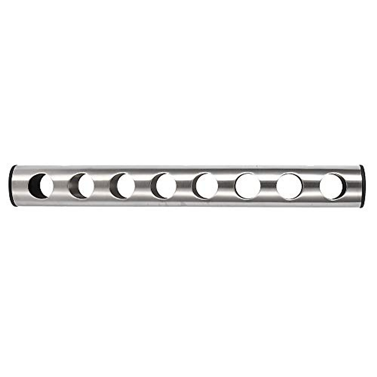 Wall Bottle Holder, Stainless Steel Wall Mounted Vertical Wine Holder Rack for Household Bar Supplies(Silver 8 Holes) Older Red Wine Bottle (stainless steel 8 holes)