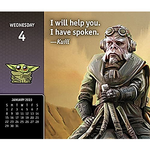 2023 Star Wars: The Mandalorian - The Child Day-at-a-Time Box Calendar