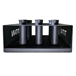 Titan Fitness Olympic Barbell 9 Holder Vertical Storage Display Rack 19" x 19"