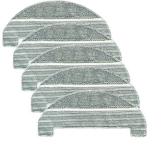5Pcs Mopping Cloths Pads for iHome AutoVac Nova Self Empty Robot Vacuum Replacement Accessory Parts