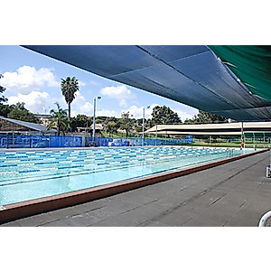 Shatex 90% Sun Shade Fabric for Pergola Cover Porch Vertical Screen, 8x12ft Black