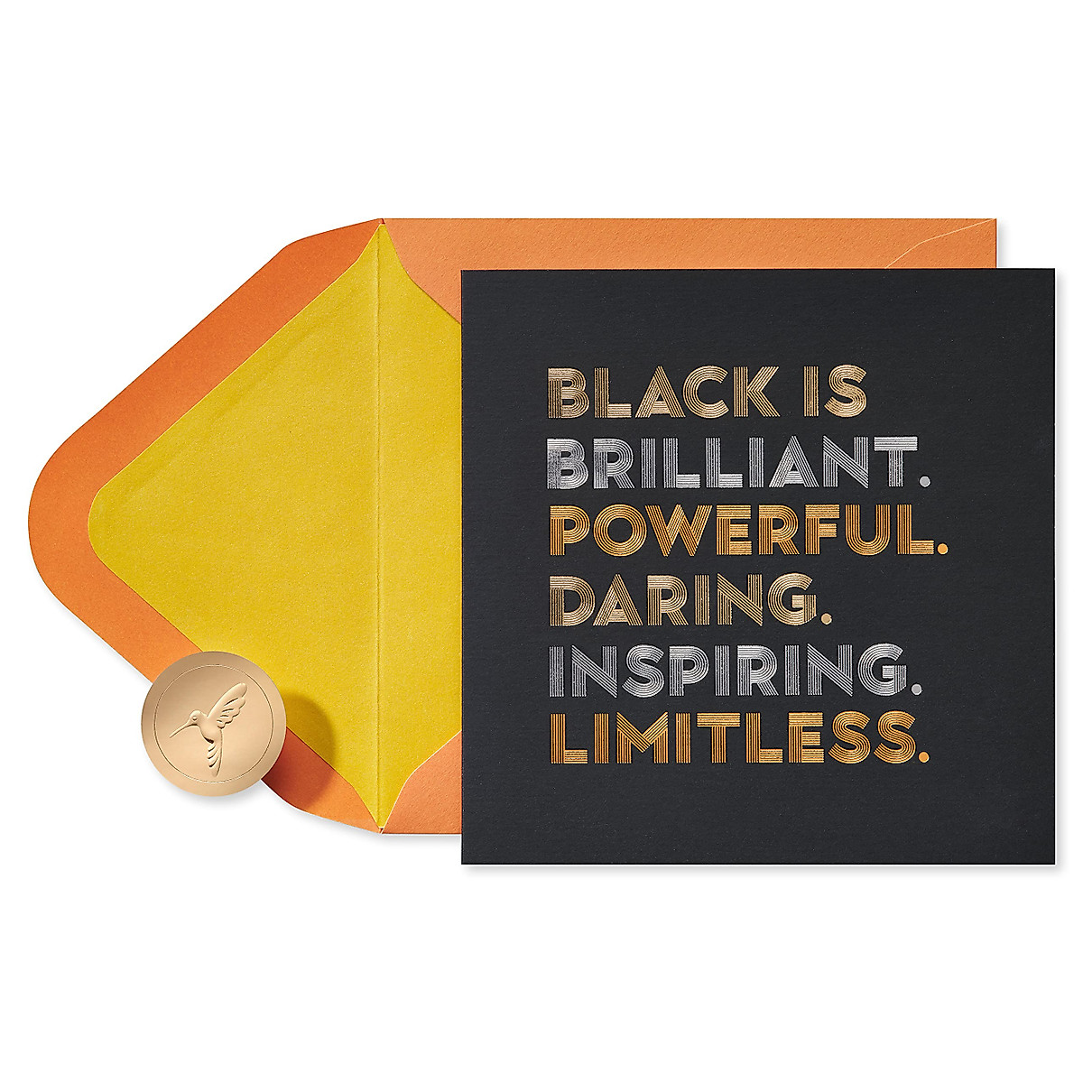 Papyrus Blank Card (Black is Brilliant)