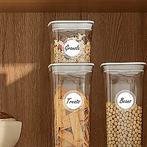 1500 PCS Round Clear Seal Stickers, Transparent Envelope Mail Wafer Seal Self Adhesive Package Circle Label Dots with Perforation Line for Envelopes, Boxes and Gift Packaging (2” in Diameter)