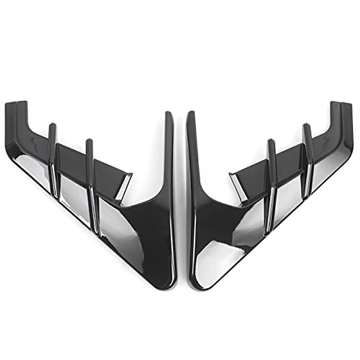 muge racing Tesla Model 3 Y Side Camera Indicator Protection Cover, Tesla Accessories Compatible with Model 3 Model Y Autopilot 2.0-3.0(Glossy Black)