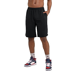 Champion Sport, Moisture Wicking, Athletic Men, Gym Shorts (Reg. or Big, Black C Logo, 3X-Large Tall