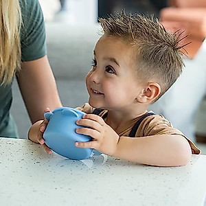 Silicone No Spill Snack Cups for Toddlers – Portable Baby Snack Cup Containers with Dustproof Lid – Dishwasher-Friendly Toddler Spill Proof Cups Without BPA, Lead, or Phthalates – Pink and Lilac