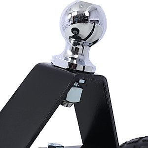 Heavy Duty Trailer Dolly with Pneumatic Tires, Steel Boat Trailer Dolly 600 Lb. Maximum Capacity for Moving Car RV Boat Trailer