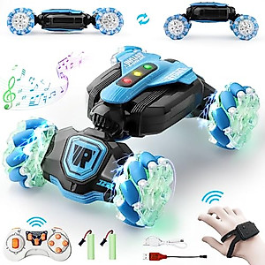 Gesture Sensing RC Stunt Cars - Remote Control Car 2.4Ghz Rechargeable Transform Outdoor Toys - Drift Hand Controlled Car 360° Rotation -Birthday Gifts for Kids Boy Toys Age 4-7 8-10 8-12 years old