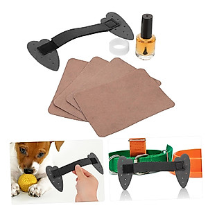 CIYODO 1 Set Ear Erector Pets Puppy Puppies Dog Ear Tape Dog Ear Correct Pet Ear Tape Dog Ear Standing Tape Dog Accessory Ear Stand up Tape Dog Ear Support Tape Dog Supply Black Polyester