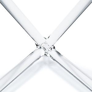 Joysense Clear Quartz Crystal Singing Pyramid 10 inch With Crystal Singing Bowl Striker and Carrying Case