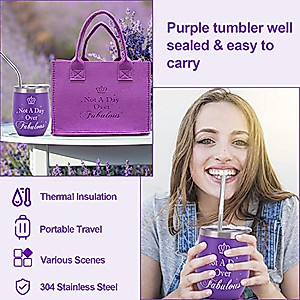 Birthday Gifts for Women, Gift Baskets for Women, Mom Birthday Gifts Anniversary Gift for Her Gifts for Girlfriend Older Daughter Friend Wife Teacher Gifts, Lavender Bath Spa Purple Gift Set for Women