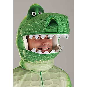 Fun Costumes Plus Size Deluxe Toy Story Rex Costume for Adults 2X Green