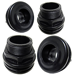 4 Pack - 3/4" Slip X Slip Bulkhead (AM Brand)
