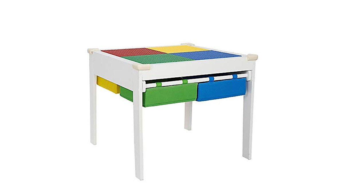 4-in-1 Game & Construction Table for Kids