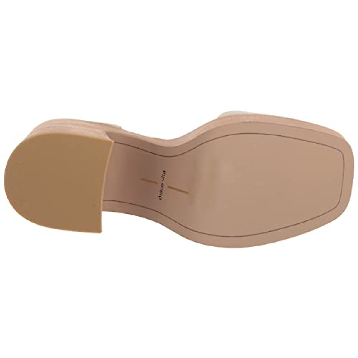 Dolce Vita Women's Wallis Heeled Sandal, Ivory Leather, 10