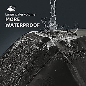 PALON Waterproof BBQ Grill Cover 72-Inch, Heavy Duty Outdoor Gas Grill Covers, with Drawstring Barbecue Covers for Weber Char-Broil Brinkmann Nexgrill and More, All Weather Barbecue Grills Protector