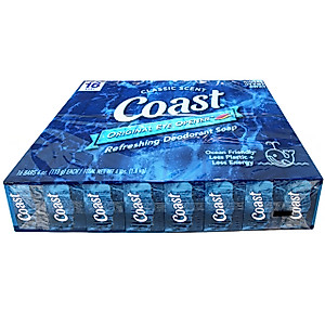 Coast Classic Original Scent 4oz, 8 Bars 2 Packs (total 16 count)