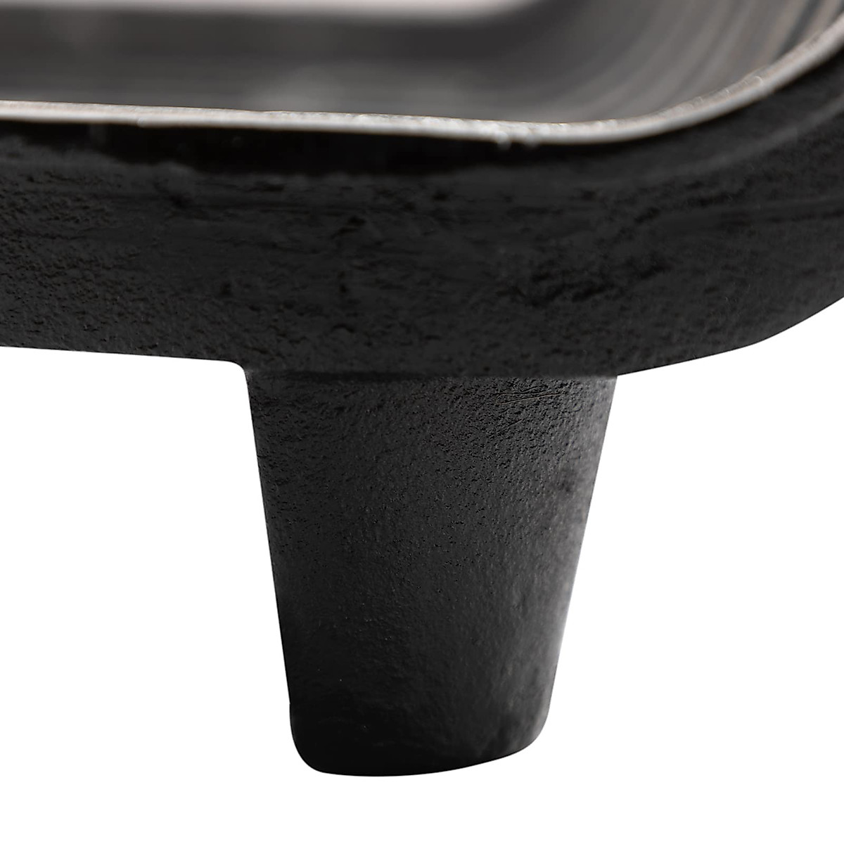 AGTEK Fireplace Grate 18 inch Cast Iron Fire Place Grates Heavy Duty Wood Stove Chimney Burning Rack Holder