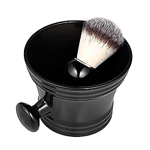 Vkzylife Traditional Beard Shaving Tools Set - Best Mug Bowl Made of ABS and Shaving Brush Wet Shaving Kit