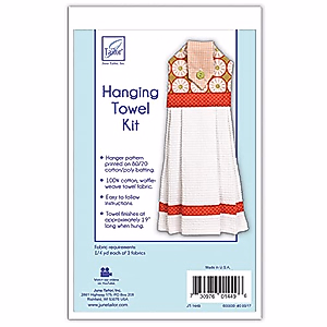 June Tailor JT-1449 Hanging Towel Kit, None , White 7.00" x 6.00"
