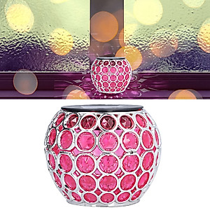 Solar Night Lights Lamp Wavy Point Ambient Lamp Stable Performance Soft Light Effect Lighting Supplies for Decoration Home Outdoor Garden