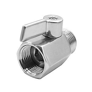 beduan Stainless Steel 3/4" Shut Off Valve GHT Thread Garden Hose Heavy Duty Connector