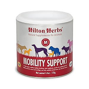 Hilton Herbs Canine Mobility Support Supplement for Optimum Joint Health in Dogs, 4.4 oz Tub