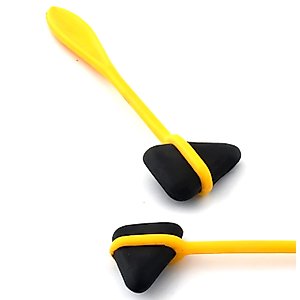 OdontoMed2011 Plastic Handle Yellow - Taylor Tomahawk Reflex Hammer for Examination - Ideal for Students, Nurses, Doctors, Medics, EMT