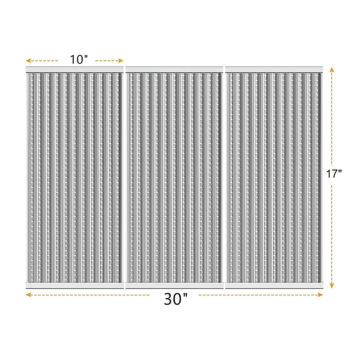 SafBbcue 463242716 463242715 Charbroil Grates Fits Char-Broil Grill Replacement Parts 463255020 466242715 466242716 466242815 G533-2200-W1 -Upgrade Stainless Steel Emitter Plates