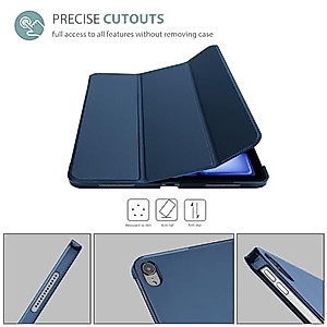ProCase Smart Case for iPad Air 6th Generation 11 inch M2 2024/10.9 Air 5th Generation 2022/10.9 Air 4th 2020, Protective Cover for iPad Air 6 5 4 Gen -Navy