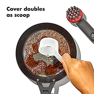 OXO Outdoor Heavy Duty Cast Iron Brush with Cover