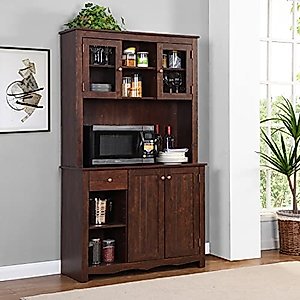 Home Source China Cabinet (Mahogany)