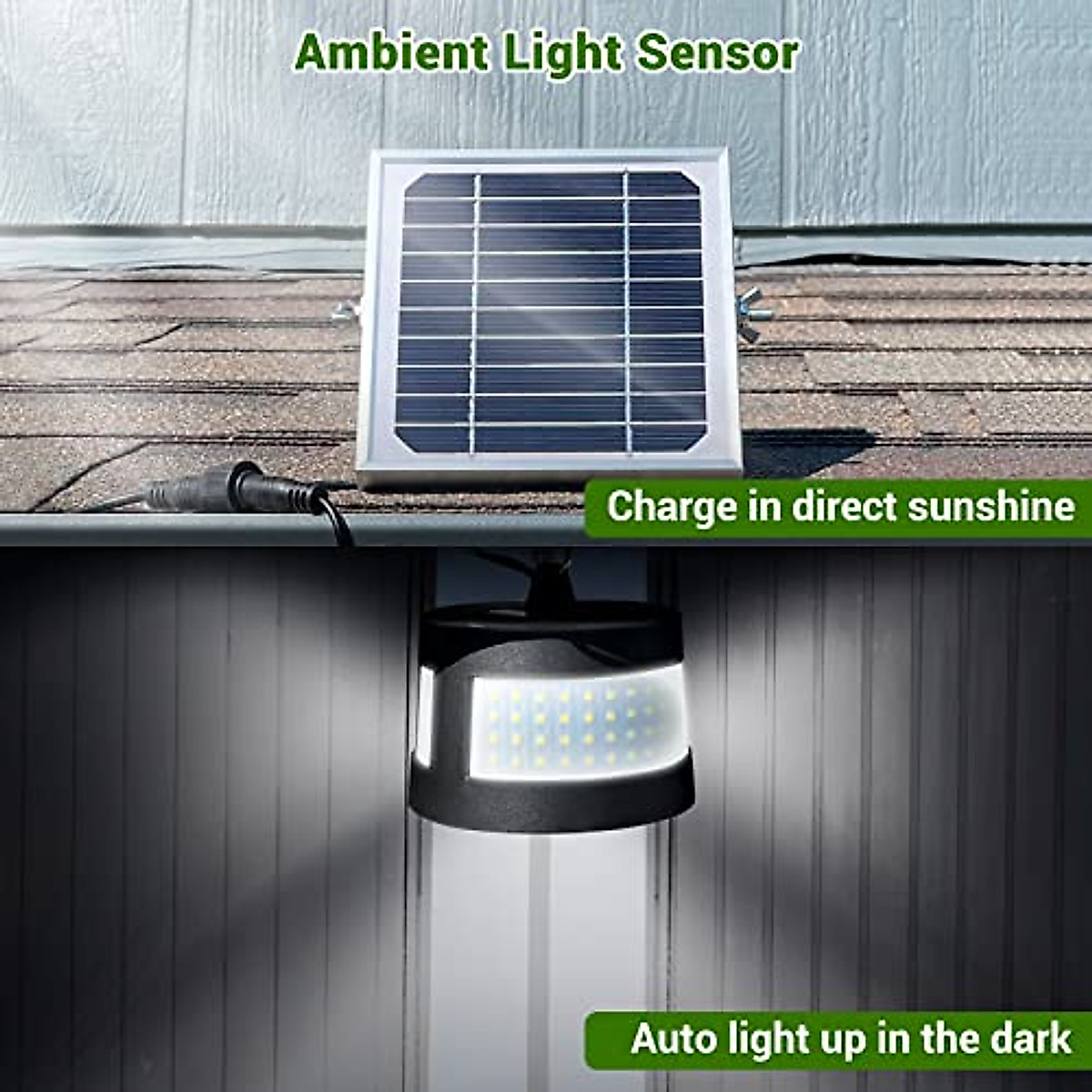 160 LED Solar Lights Outdoor Waterproof，LOFTEK Solar Pendant Lights with Remote Hanging Hook & 16.4ft Cable, Dusk to Dawn Solar Powered Security Flood Lights for Indoor Shed Patio Garage Yard