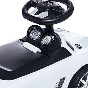 Best Ride On Cars Mercedes Benz push Car, White