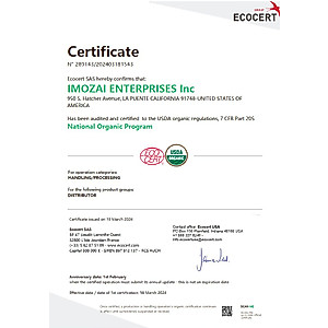 Imozai Organic Puerh Tea Bags 100 Count Individually Wrapped