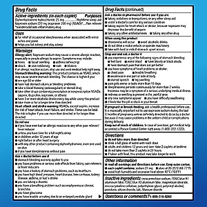 Amazon Basic Care Naproxen Sodium Pm, Naproxen Sodium and Diphenhydramine Hydrochloride Tablets, 220 Mg/25 Mg, 160 Count