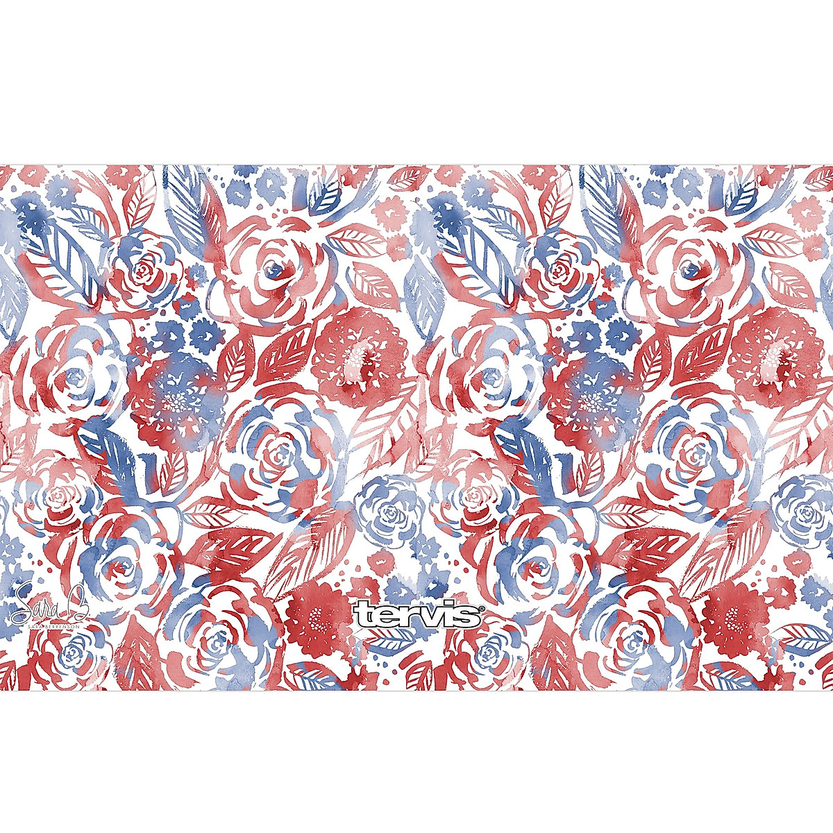 Tervis Sara Berrenson American Beauties Triple Walled Insulated Tumbler Travel Cup Keeps Drinks Cold & Hot, 20oz Legacy, Stainless Steel