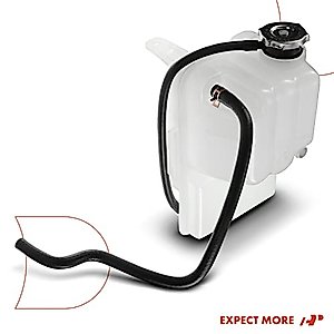 A-Premium Engine Coolant Overflow Recovery Reservoir Tank Compatible with Chrysler Pacifica 2004-2006 (3.5L), 2005-2008 (3.8L), 2007 2008 (4.0L), [ With Cap], Replace for 4880498AC, 4880498AB